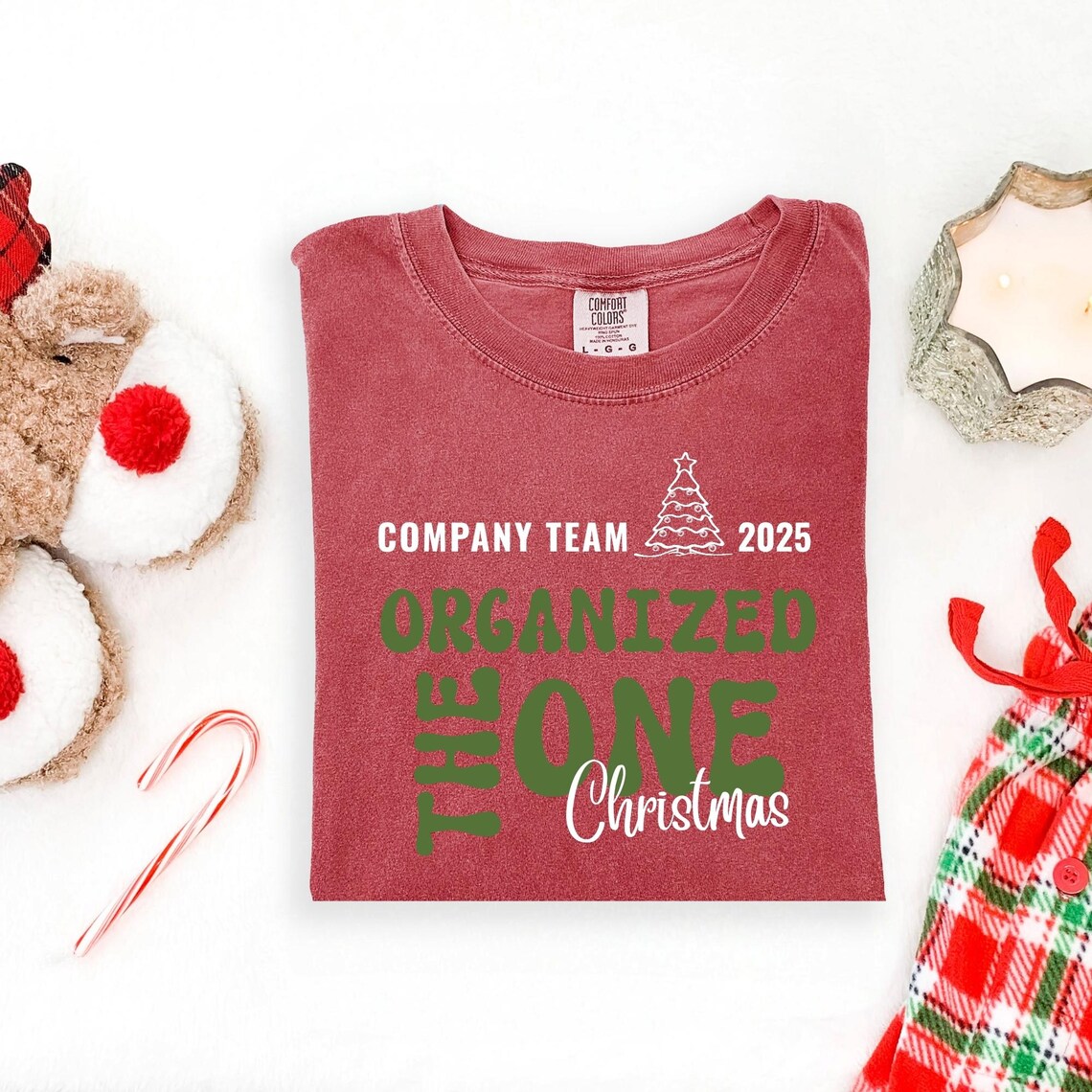 Custom Company Christmas Pajama Tshirt,funny Friends Christmas Shirt ...