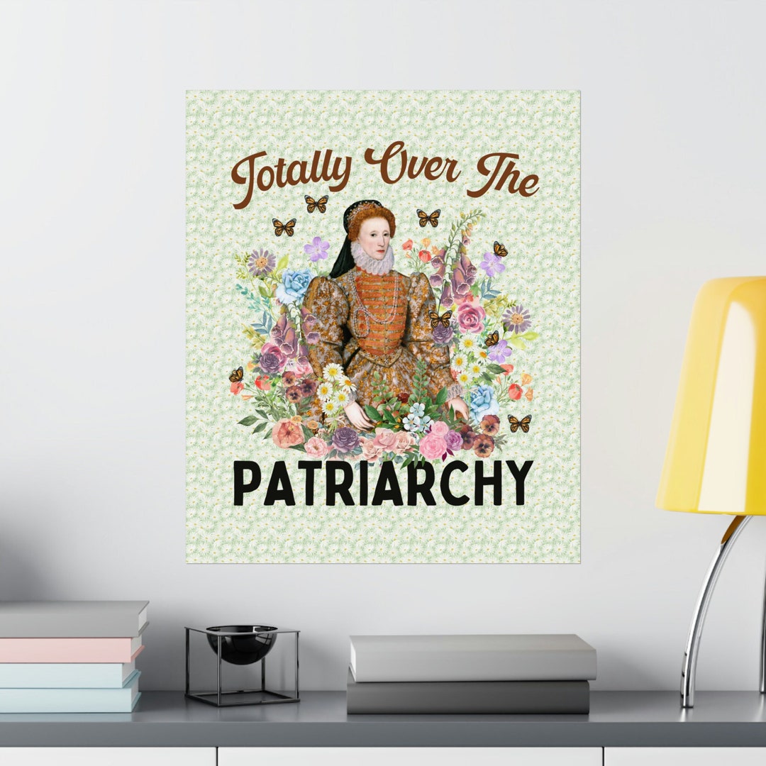 Funny Queen Elizabeth Poster, History Lover or Professor: Totally Over ...