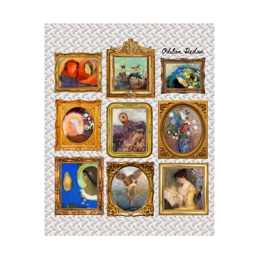 Odilon Redon Art History Poster Print: French Art History, 19th Century ...