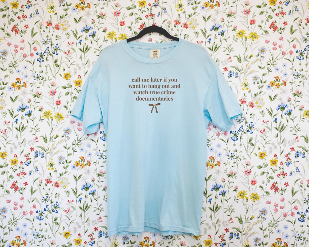 Funny True Crime History Tee Shirt for History Buff Who Loves Spooky ...