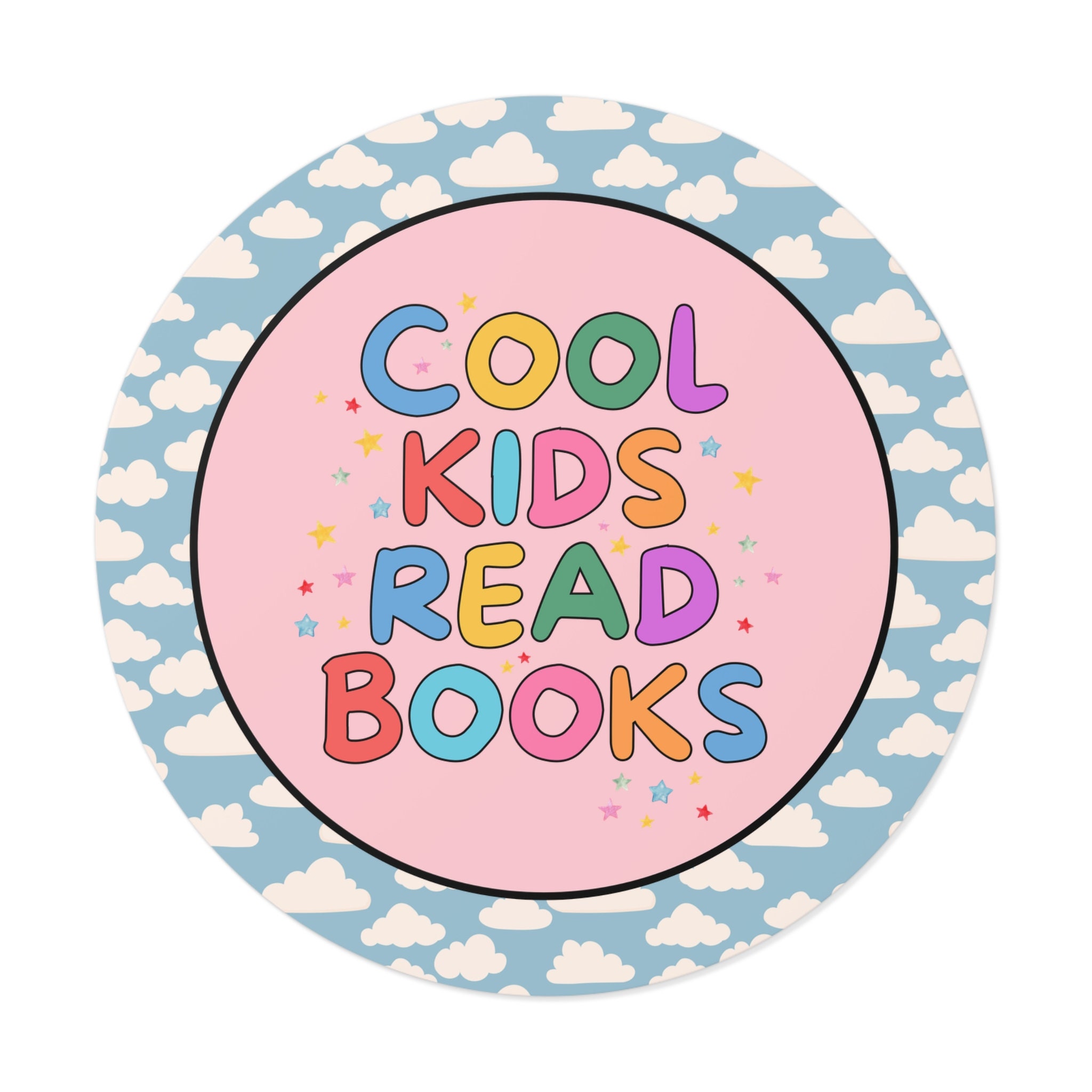 Cute Reading Teacher Sticker for Librarian or Daughter Who Love to Read ...