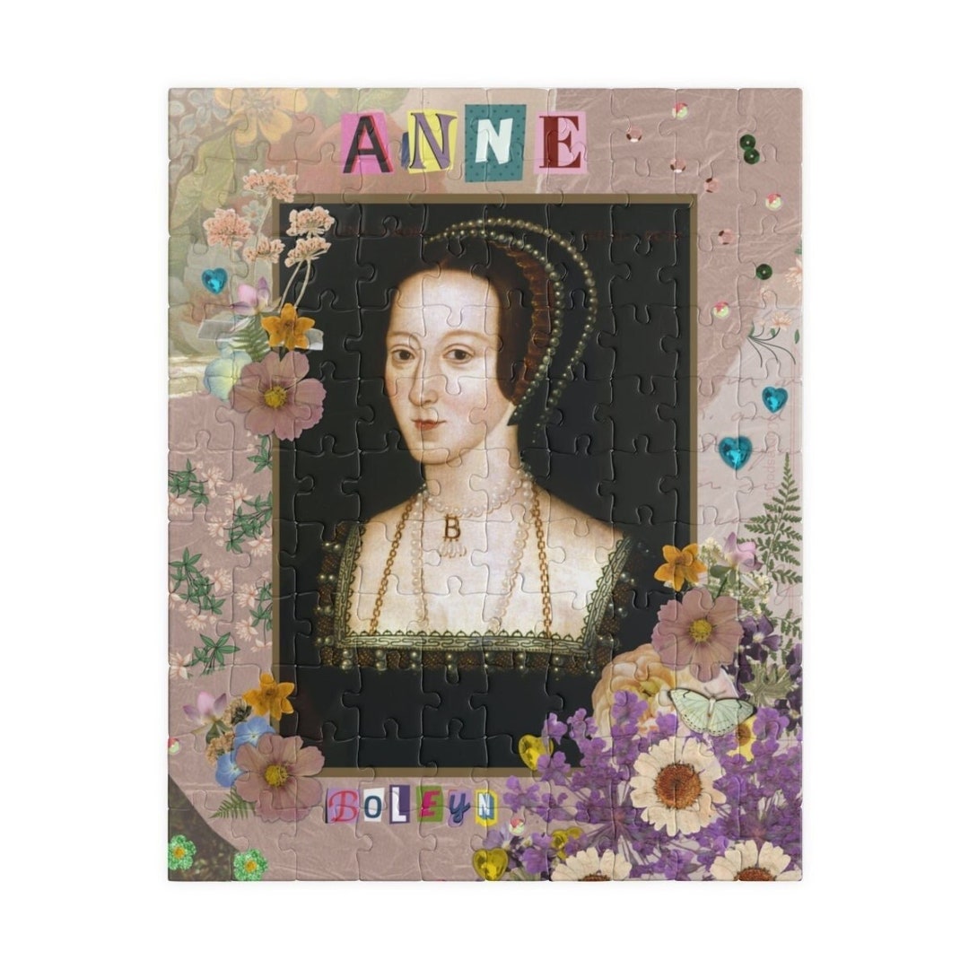 Anne Boleyn Puzzle: 90s Aesthetic Collage Puzzle for Adults | Funny ...