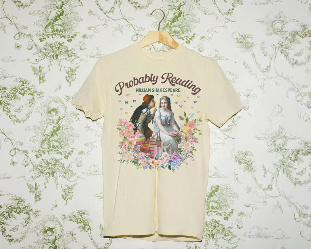 Probably Reading William Shakespeare Book Lover T-shirt With ...