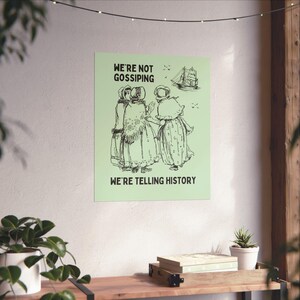 Funny History Lover Print for Social Studies Teacher, Cute Women's ...