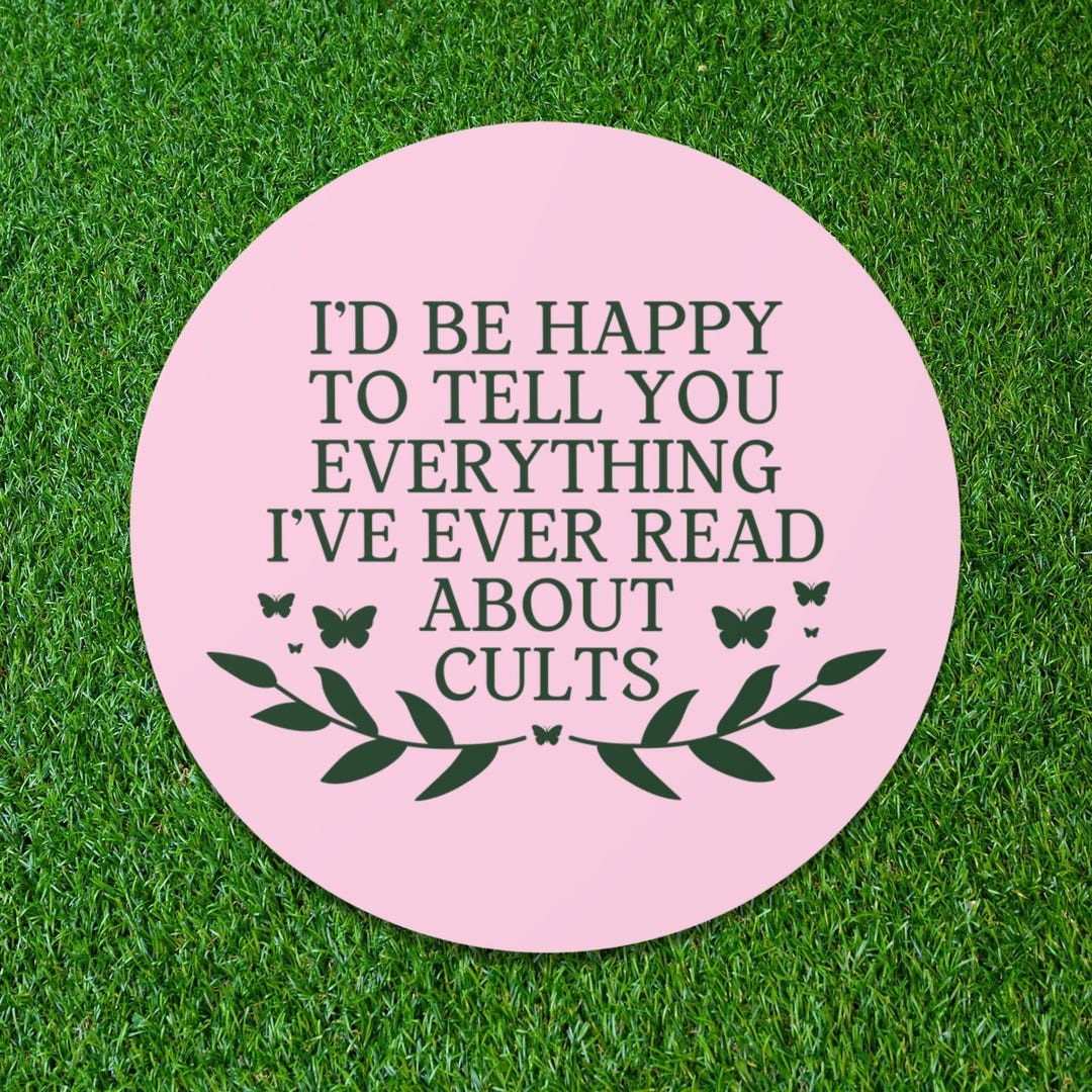 Silly Cult History Sticker for Historian or History Buff Who Loves True ...