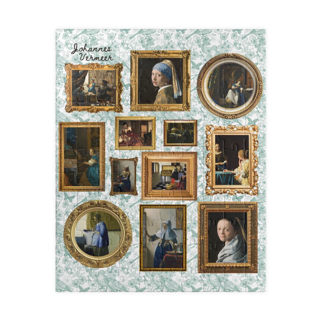 Johannes Vermeer Art History Puzzle for Friend or Art Historian Who ...