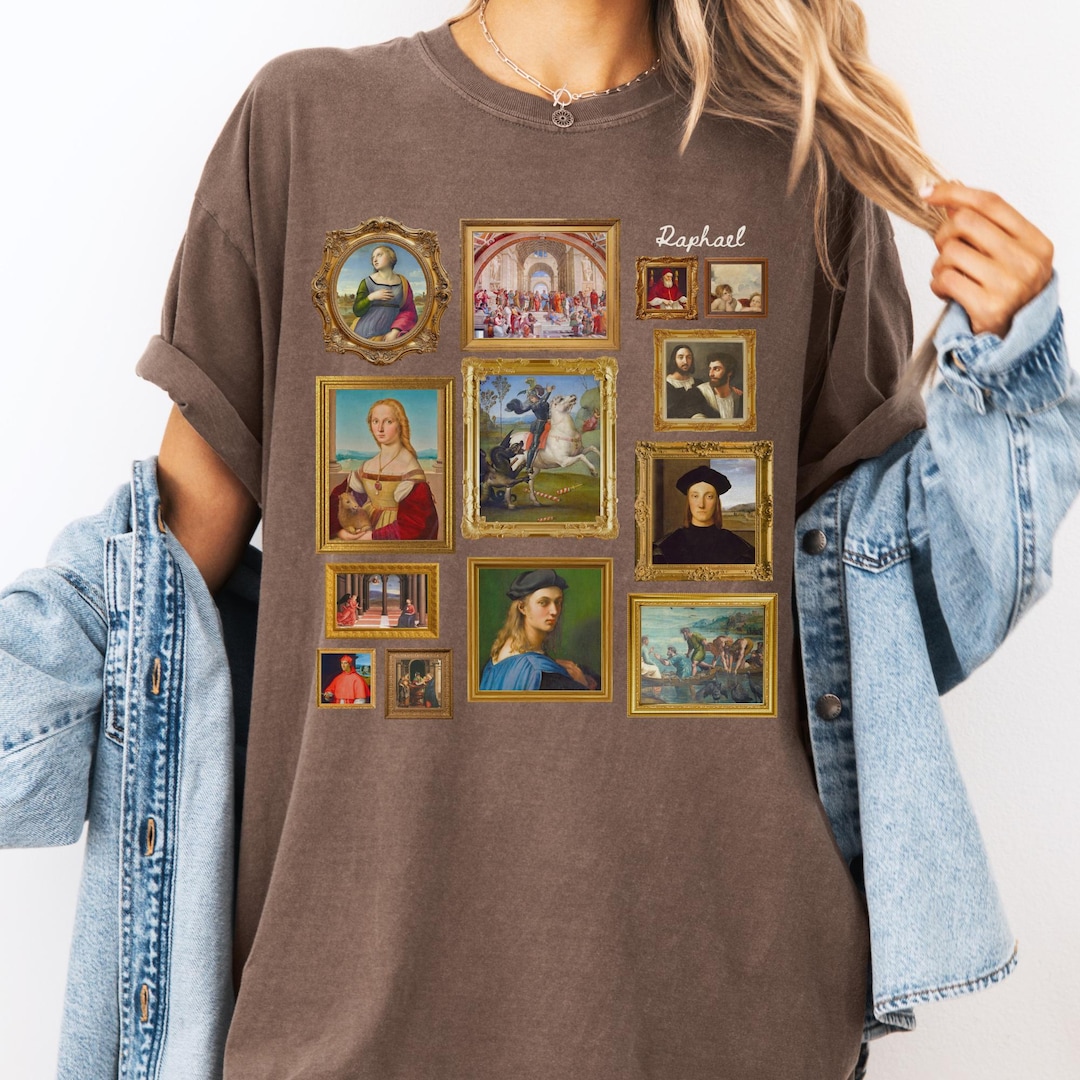 Raphael Art History Tee Shirt, Italian Art Historian Gift, High ...