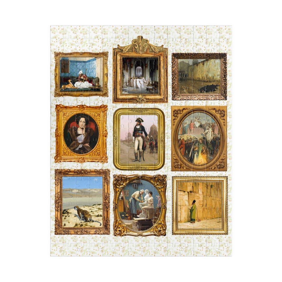 Jean-léon Gérôme Art History Puzzle, French Academism Art History Lover ...