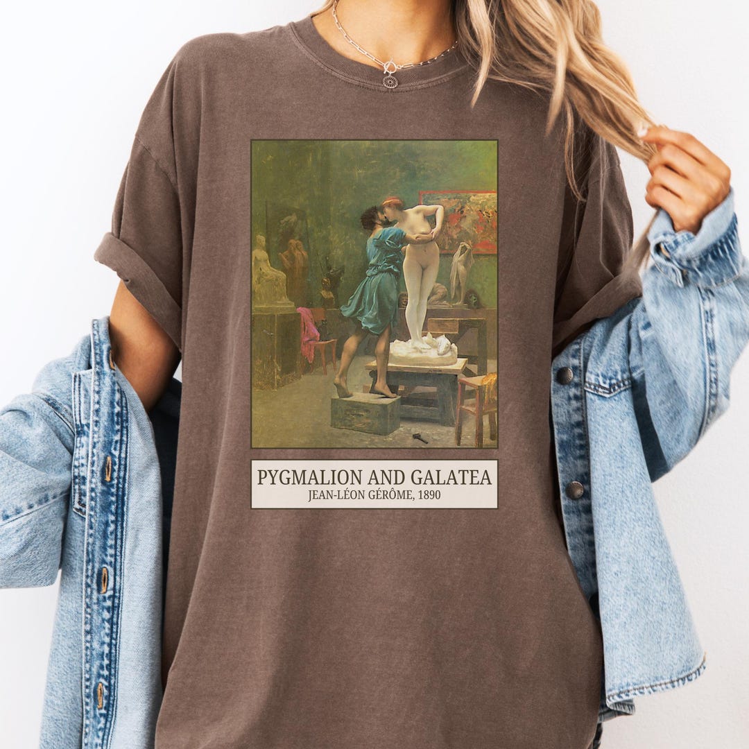 Pygmalion and Galatea by Jean-leon Gerome, 19th Century Art History Tee ...