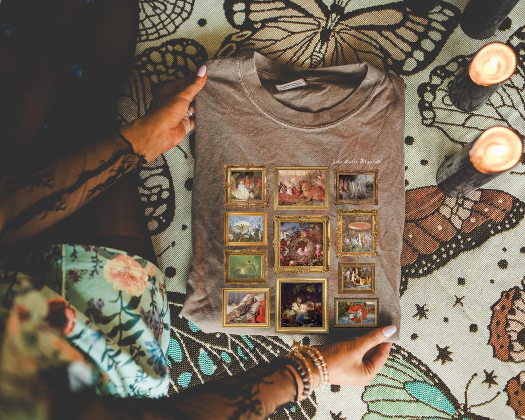 John Anster Fitzgerald Art History T-shirt, Victorian Era Fairy ...