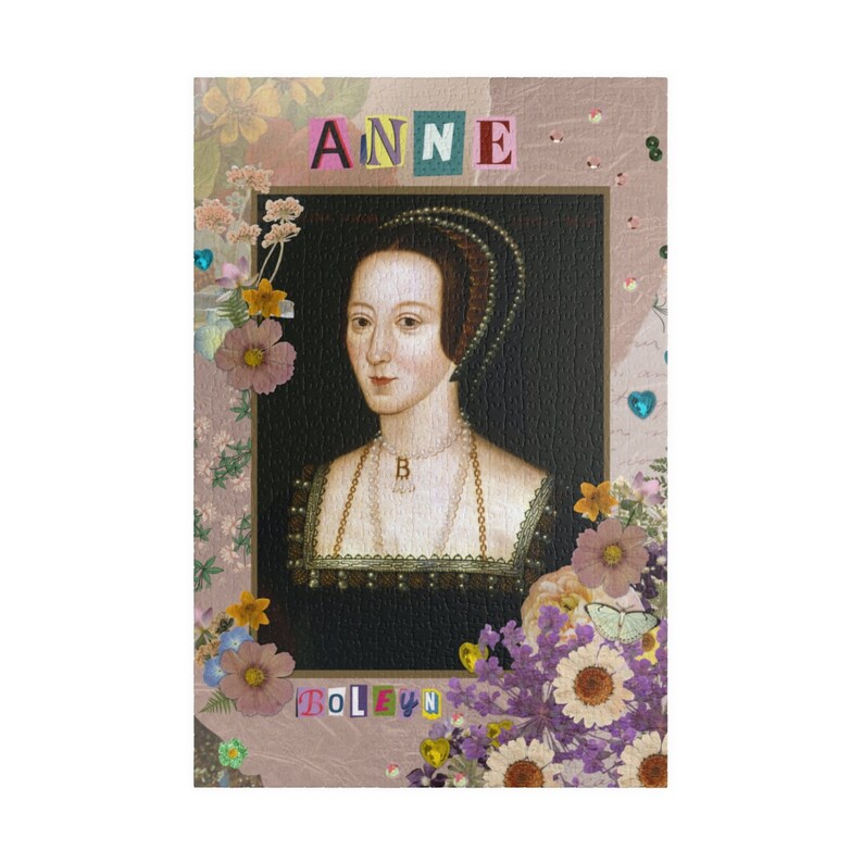 Anne Boleyn Puzzle: 90s Aesthetic Collage Puzzle for Adults | Funny ...