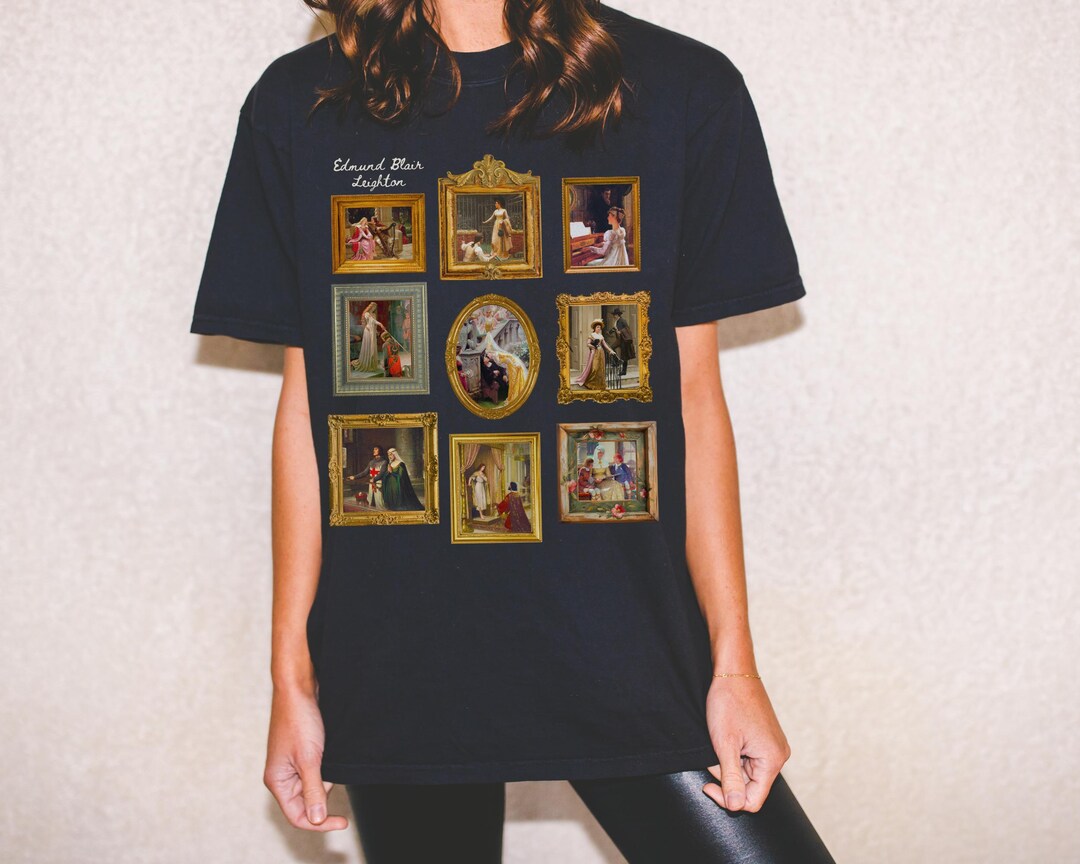 Edmund Blair Leighton Famous Paintings Shirt: 19th Century Art History ...