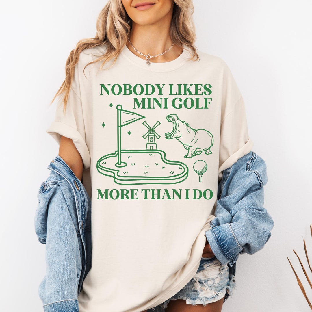 Funny Mini Golf Tee Shirt for Mom or Dad Who Always Wins Mini Golf ...