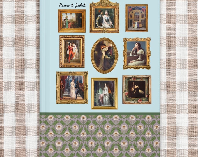 William Shakespeare's Romeo and Juliet Journal Notebook, Book Journal ...