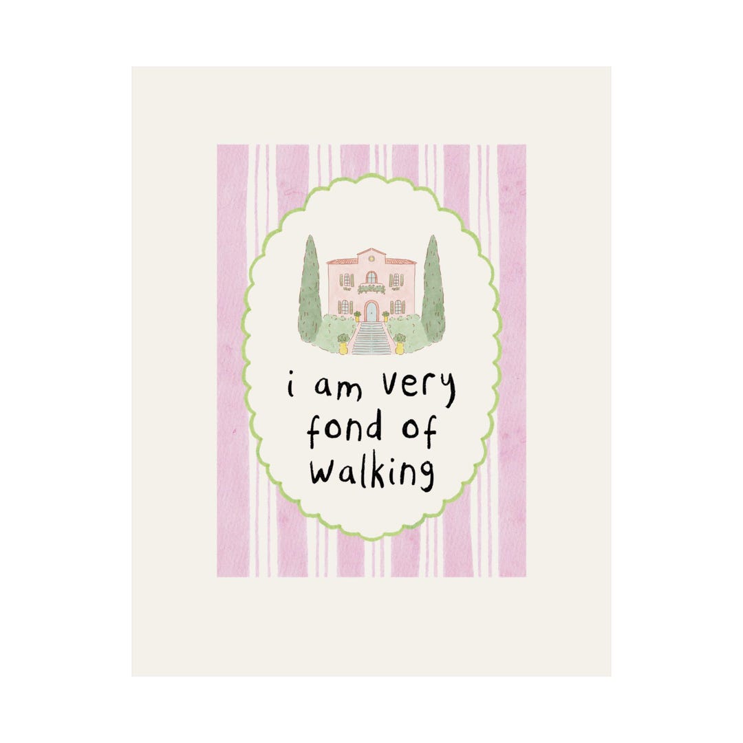 Preppy Jane Austen Poster Print for Classic Literature Bookworm or ...