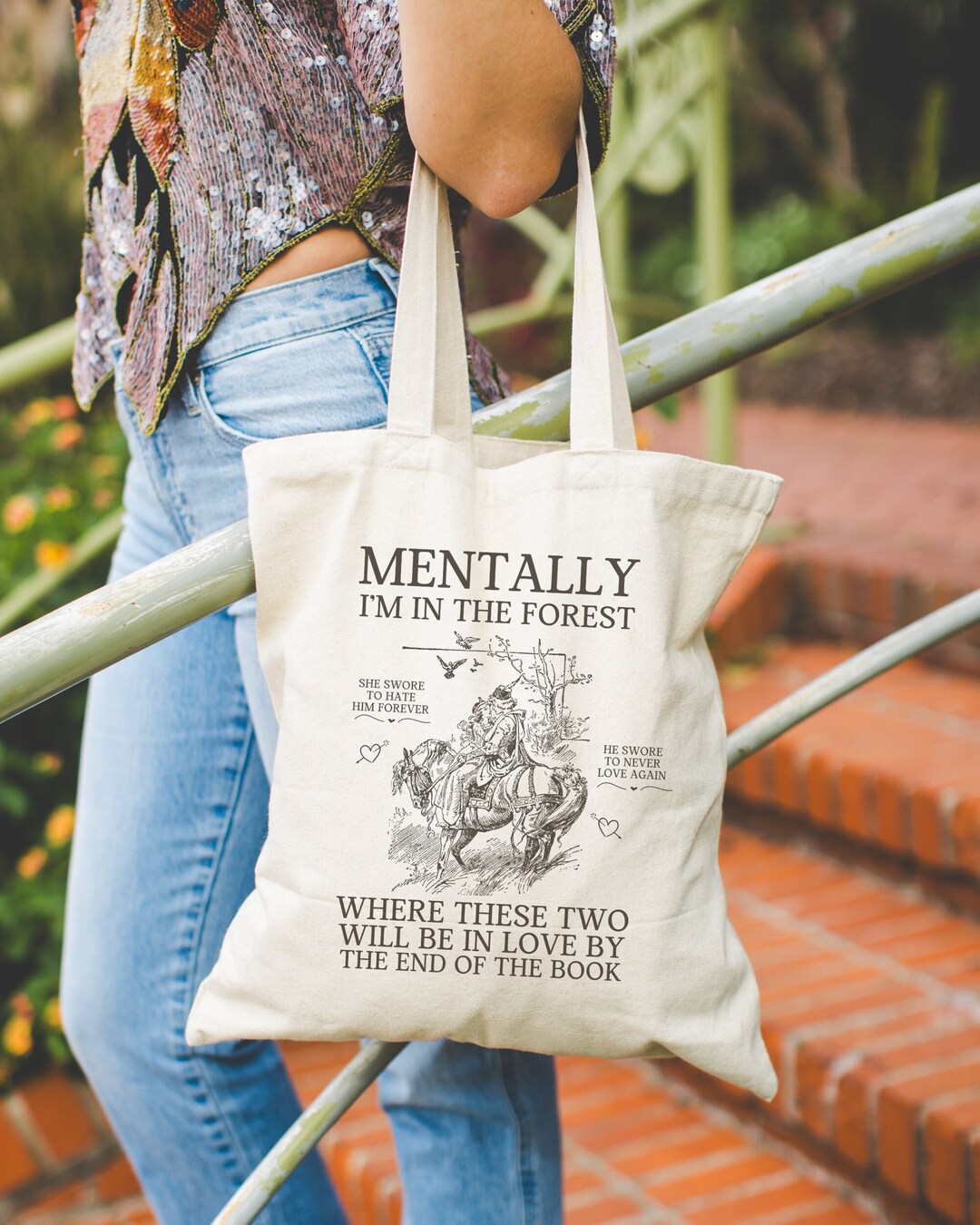Funny Romance Reader Tote Bag for Book Lover Who Loves - Etsy