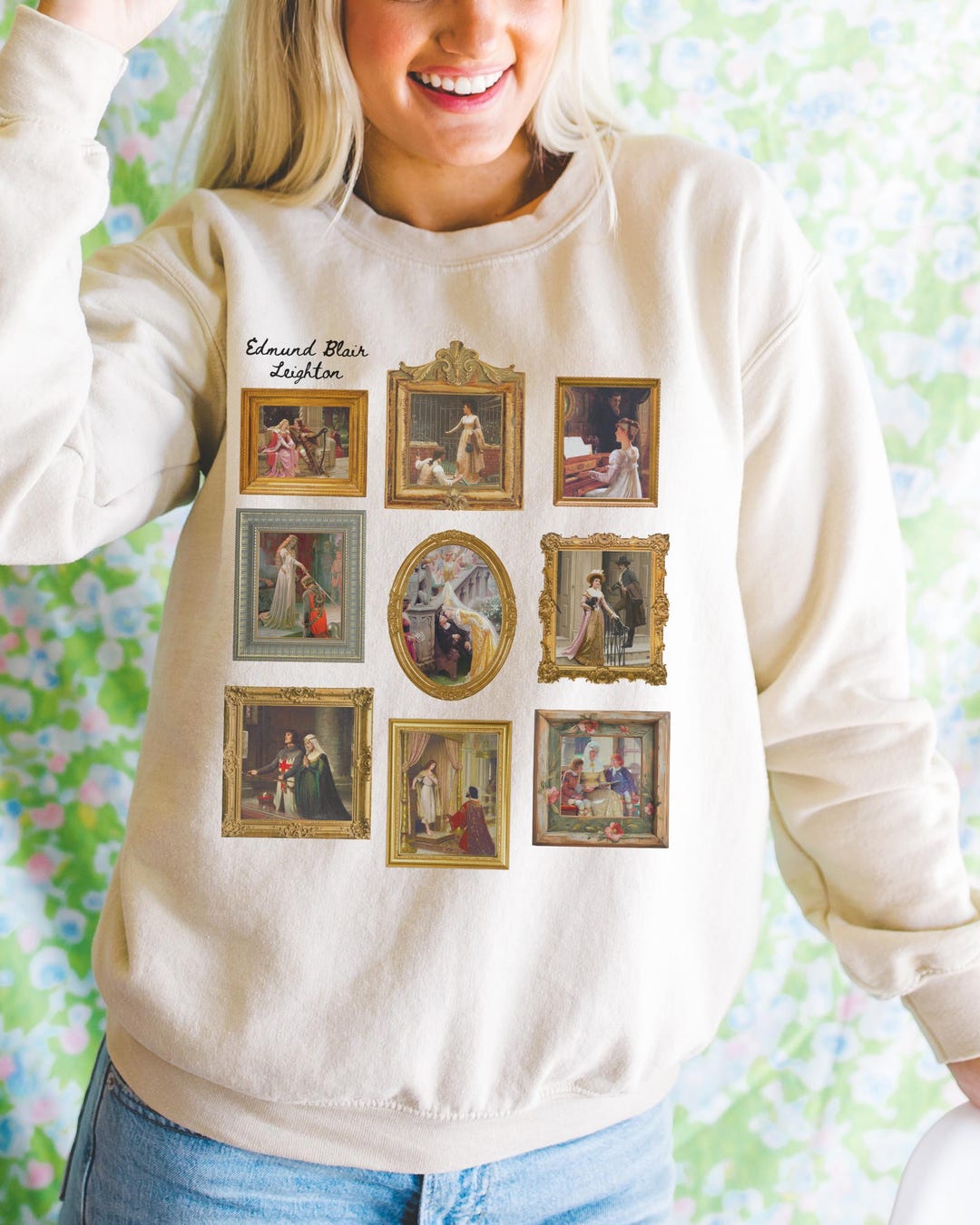 Edmund Blair Leighton Famous Paintings Sweatshirt: 19th Century Art ...