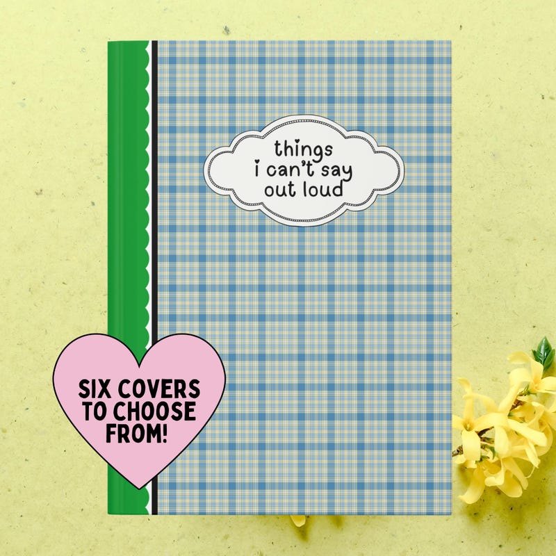 Preppy Notebook - Etsy