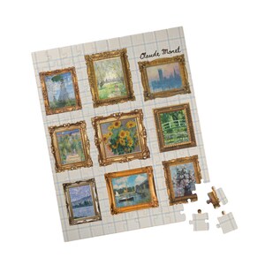 Claude Monet Paintings Puzzle, Art Historian or Friend Who Loves Art ...