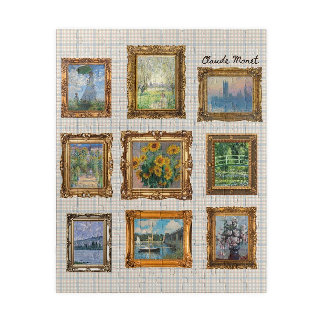 Claude Monet Paintings Puzzle, Art Historian or Friend Who Loves Art ...