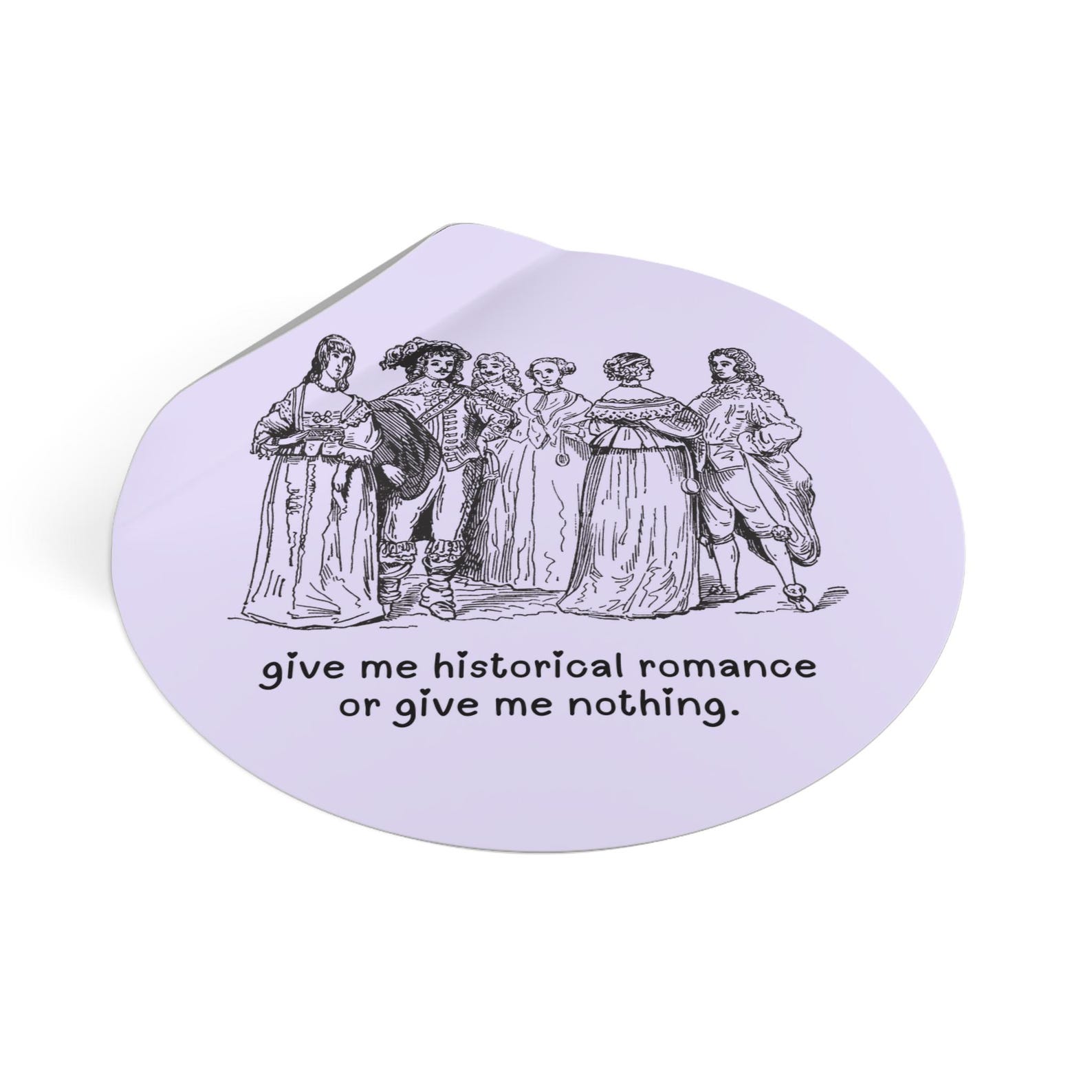 Historical Romance Sticker for Romance Reader Who Loves Regency Romance ...