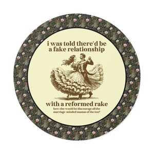Historical Romance Reader Sticker for Book Lover: Funny Romance Tropes ...