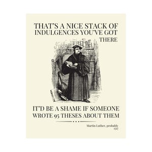 Silly Martin Luther History Poster Print for Historian Who Loves ...