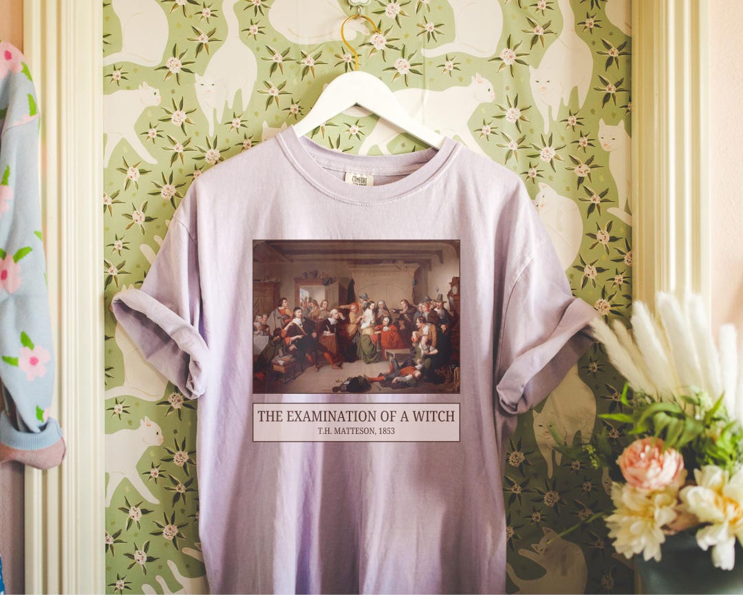 The Examination of a Witch by T.H. Matteson, Witchy Art History Tee ...