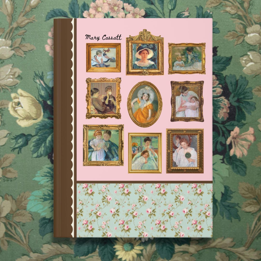 Mary Cassatt Famous Paintings of Women Notebook: 19th Century ...