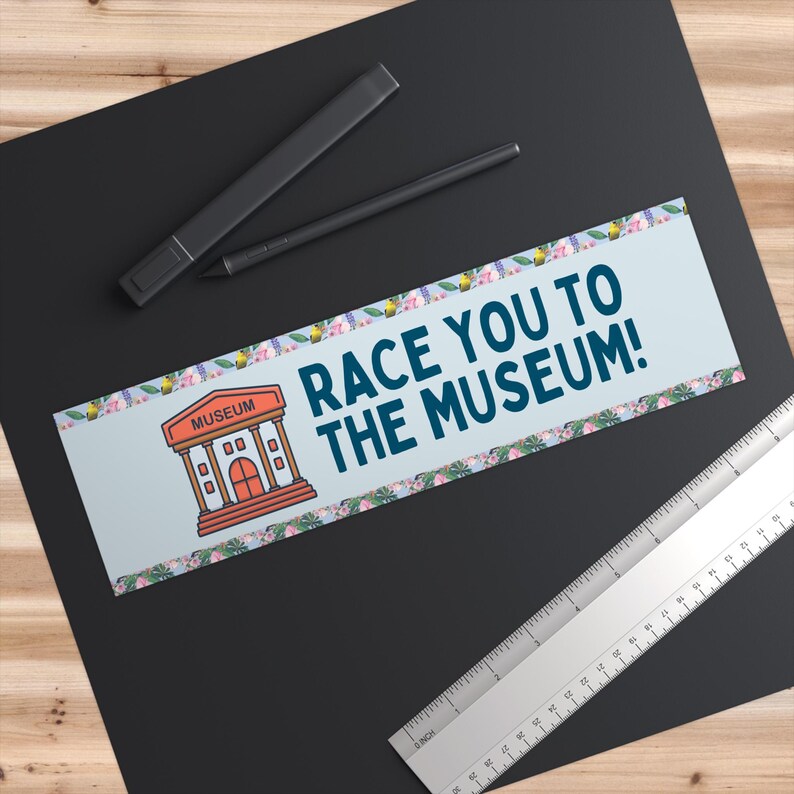 History Lover Bumper Sticker for History Buff or Art History Professor ...