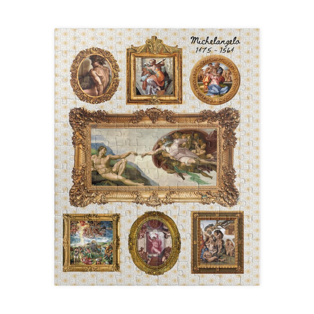 Michelangelo Art History Puzzle for Humanities Major Who Loves High ...