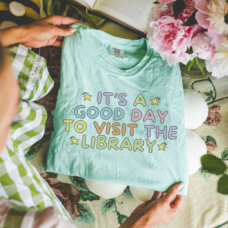 Library Shirt - Etsy