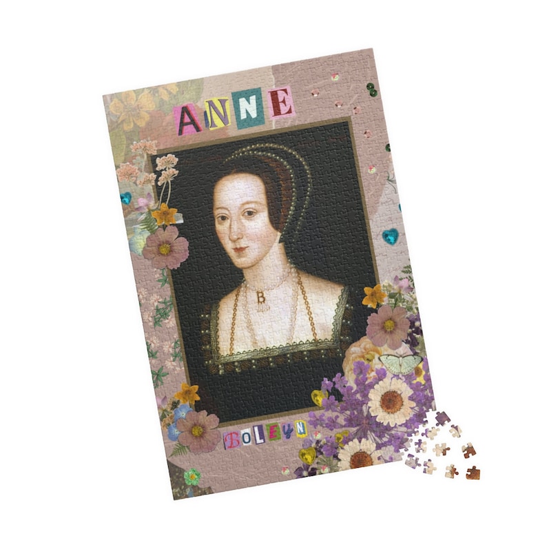 Anne Boleyn Puzzle: 90s Aesthetic Collage Puzzle for Adults - Etsy