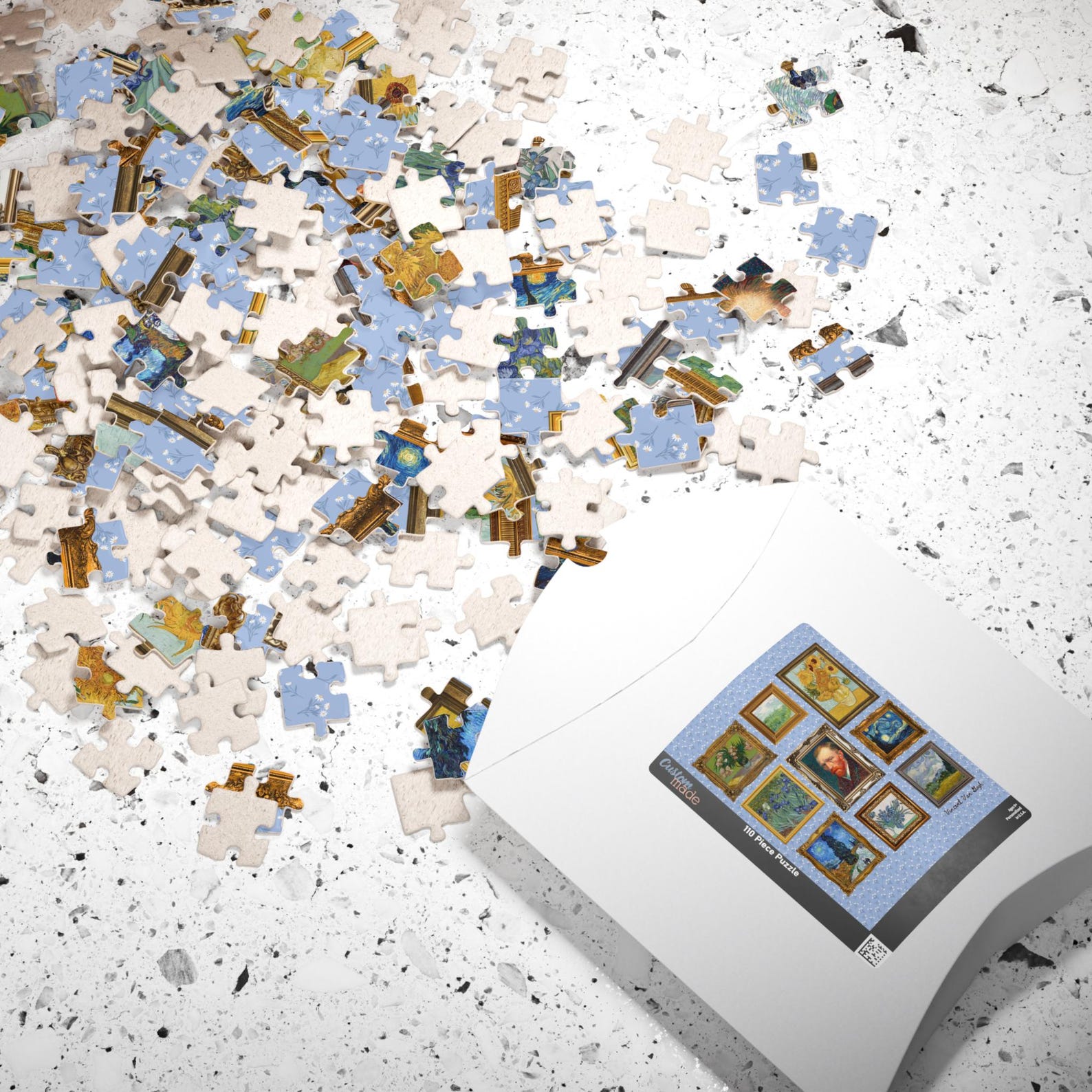 Cute Vincent Van Gogh Puzzle, Art Historian or Friend Who Loves Art ...