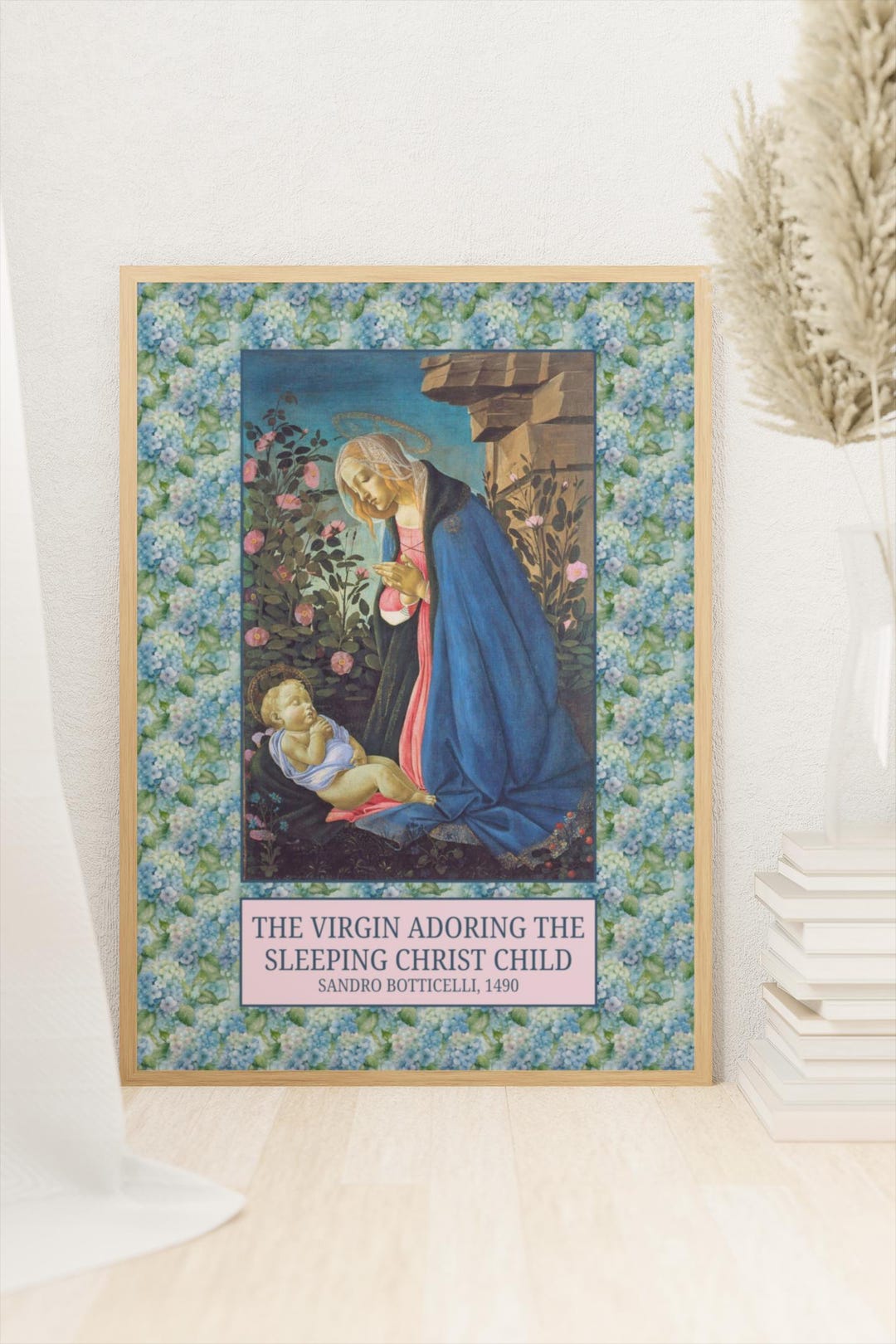 The Virgin Adoring the Sleeping Christ Child by Sandro Botticelli, 15th ...