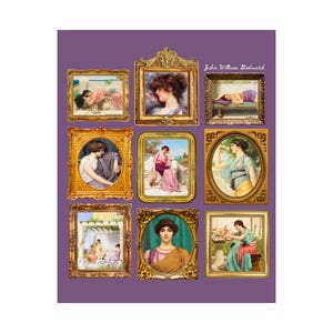 John William Godward Art History Poster: Famous 19th Century Paintings ...
