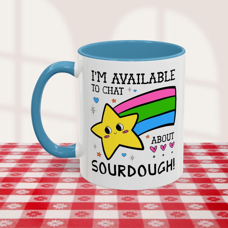 Mug à café au levain, je suis disponible pour discuter - Etsy France