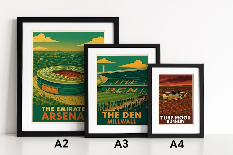 The Den - Millwall Football Stadium Art Print - Etsy UK