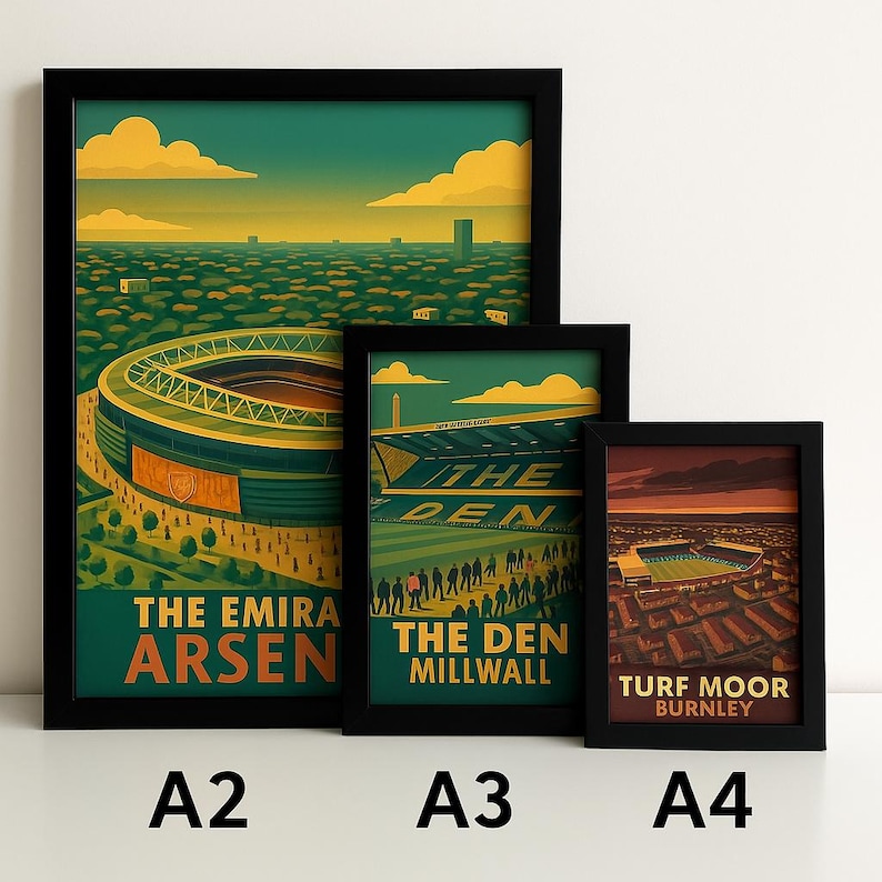 The Den - Millwall Football Stadium Art Print - Etsy UK