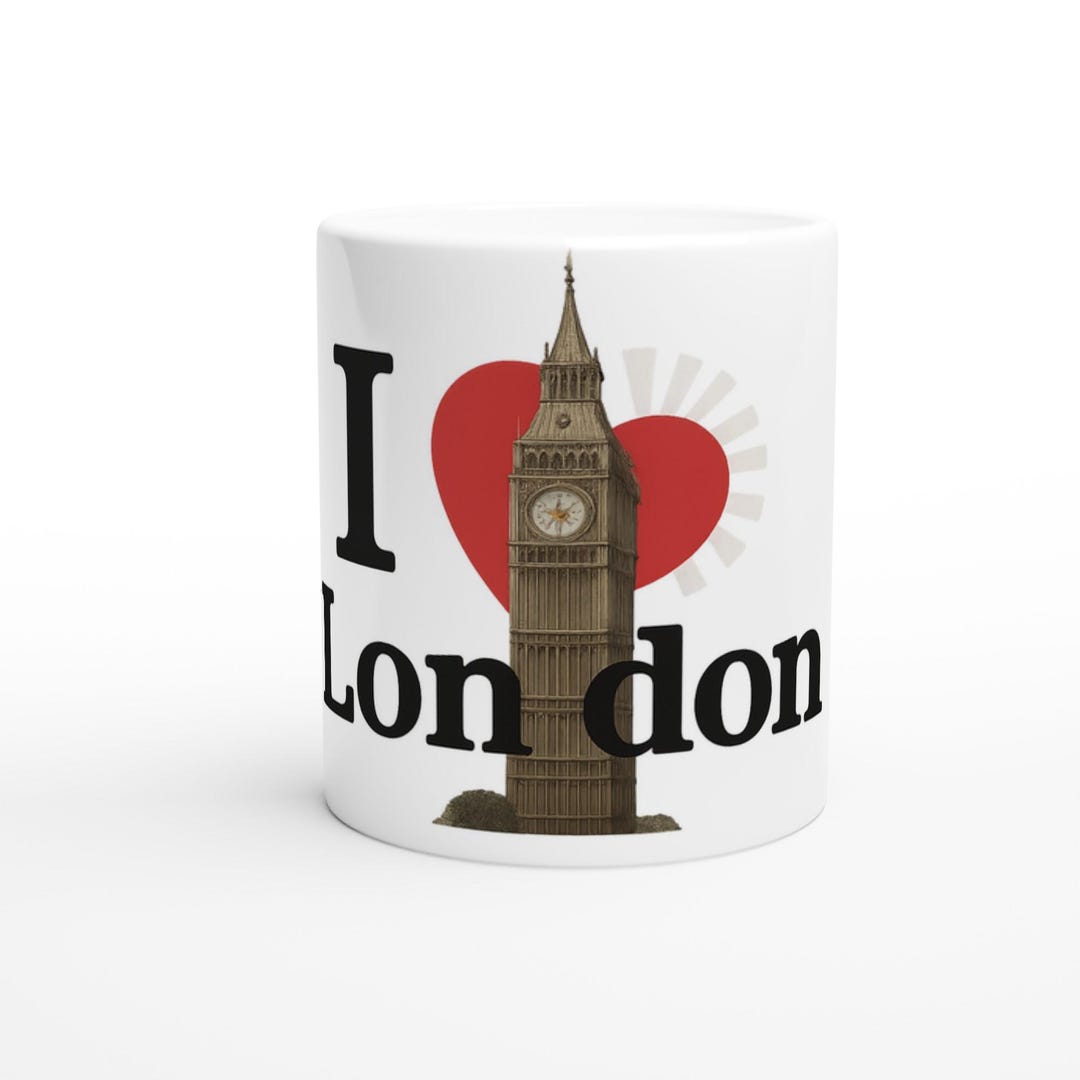 I Love London Mug | Big Ben Souvenir Coffee Cup | Iconic UK Landmark ...