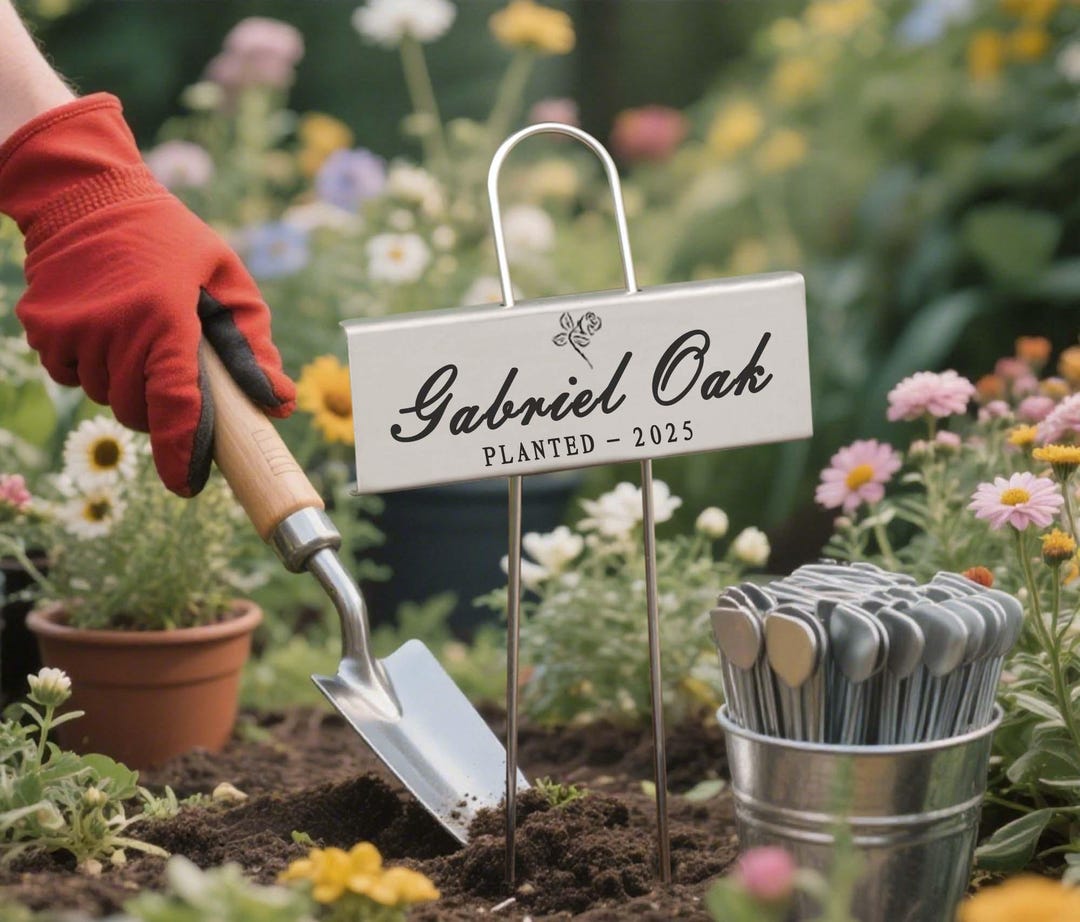 Custom Metal Plant Labels/markers - Etsy