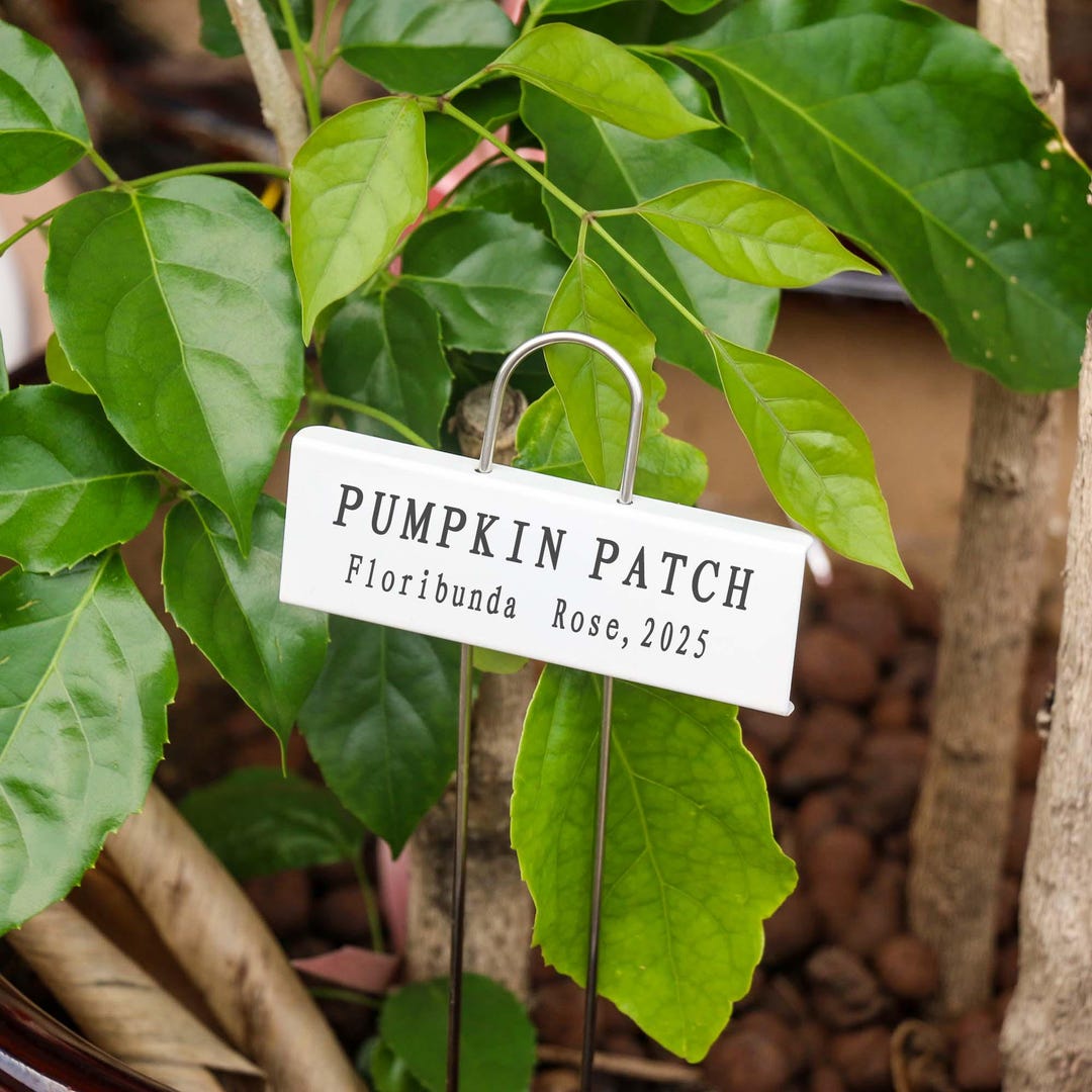 Custom Metal Plant Labels/markers/tags,plant ID Stakes,personalized ...