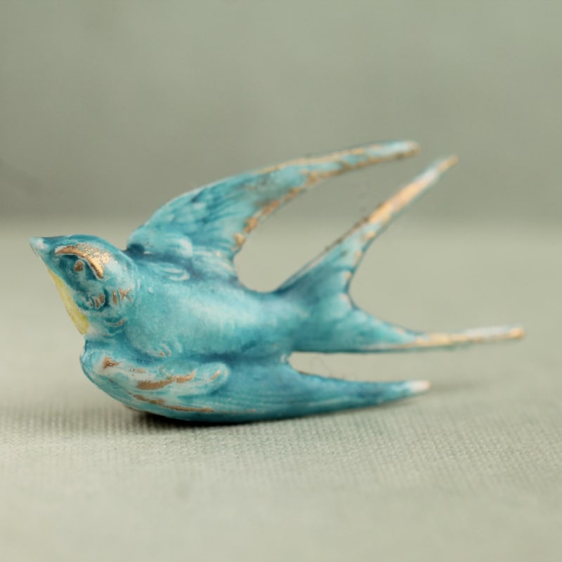 Bluebird Brooch - Etsy