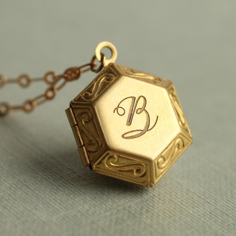 Large Brass Hexagon - Etsy UK