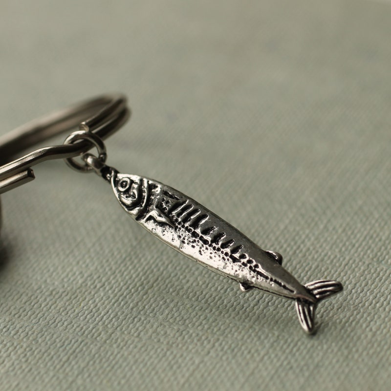 Sardine Key Charm - Etsy UK