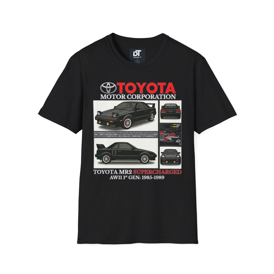 Toyota MR2 AW11 Supercharged 1st Gen: 1985-1989 JDM Vintage Style ...