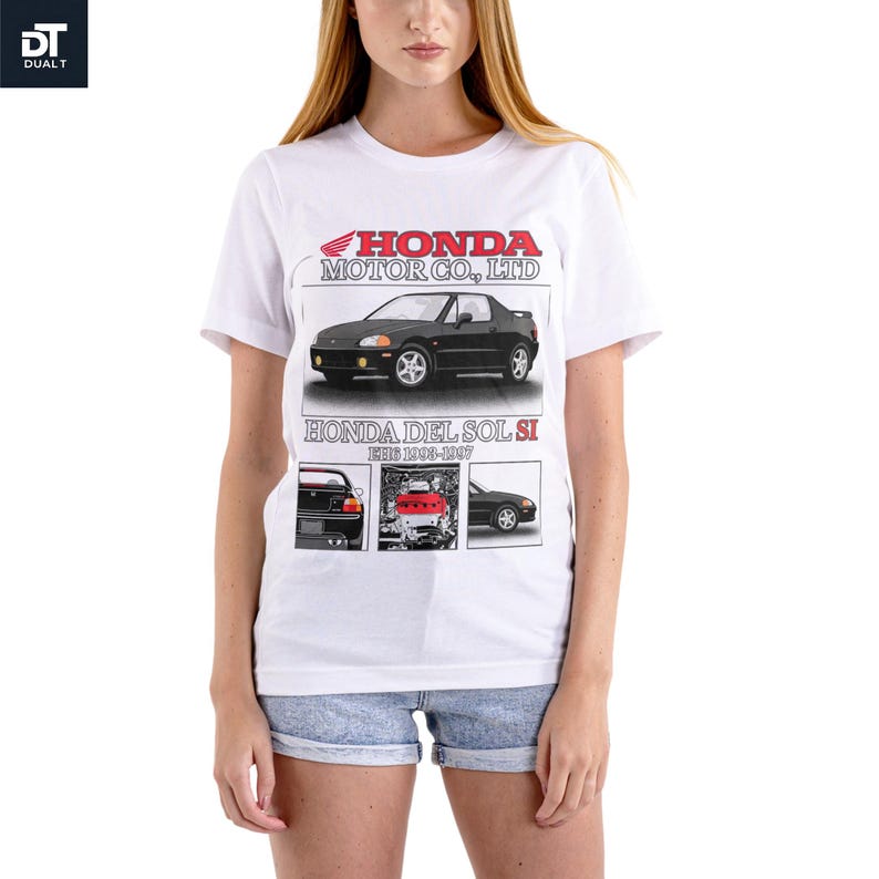 Honda Del Sol Si EH6 1993-1997 JDM Vintage Style Unisex Softstyle ...