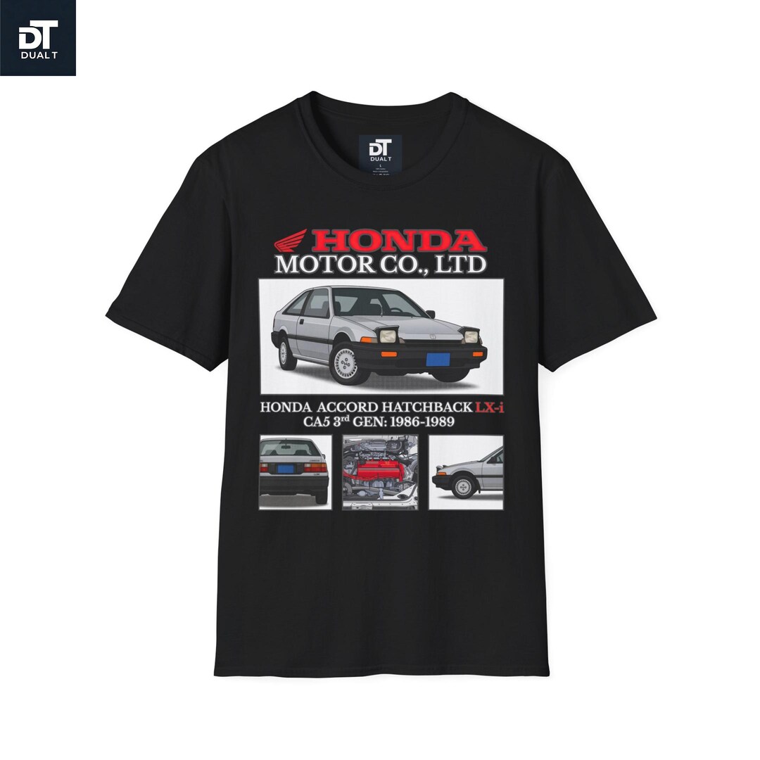 Honda Accord Hatchback Lx-i CA5 3rd Gen: 1986-1989 JDM Vintage Style ...