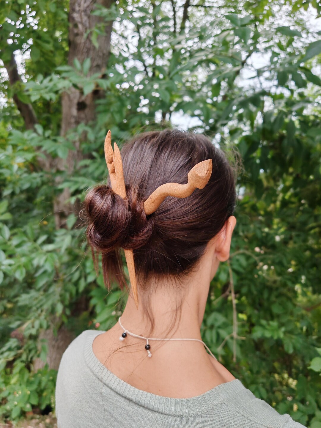 Handcrafted Hair Stick- Hair Accessories - Magic Blade - Snake - Gift ...