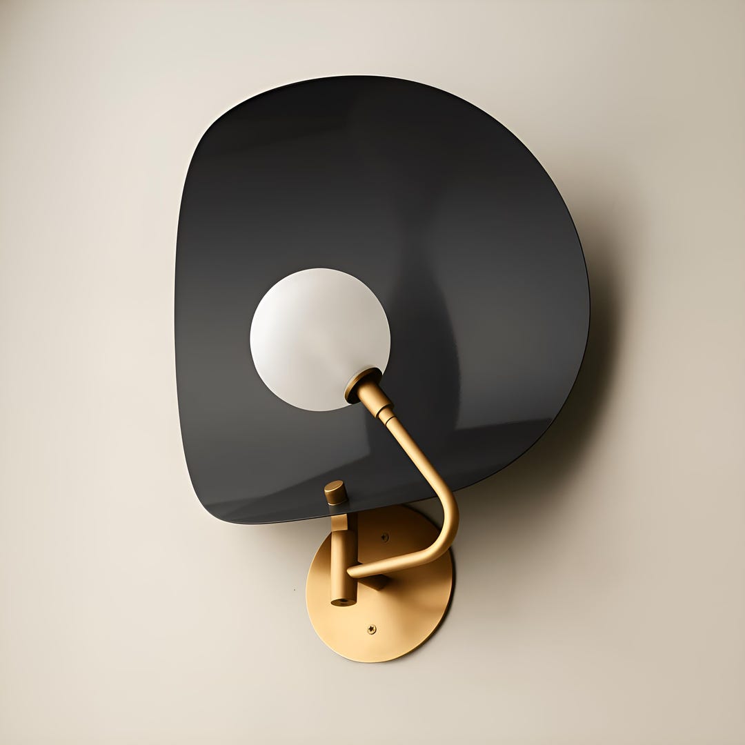 Custom Brass Wall Sconce, Personalized Lighting, Enamel Color Lamp ...